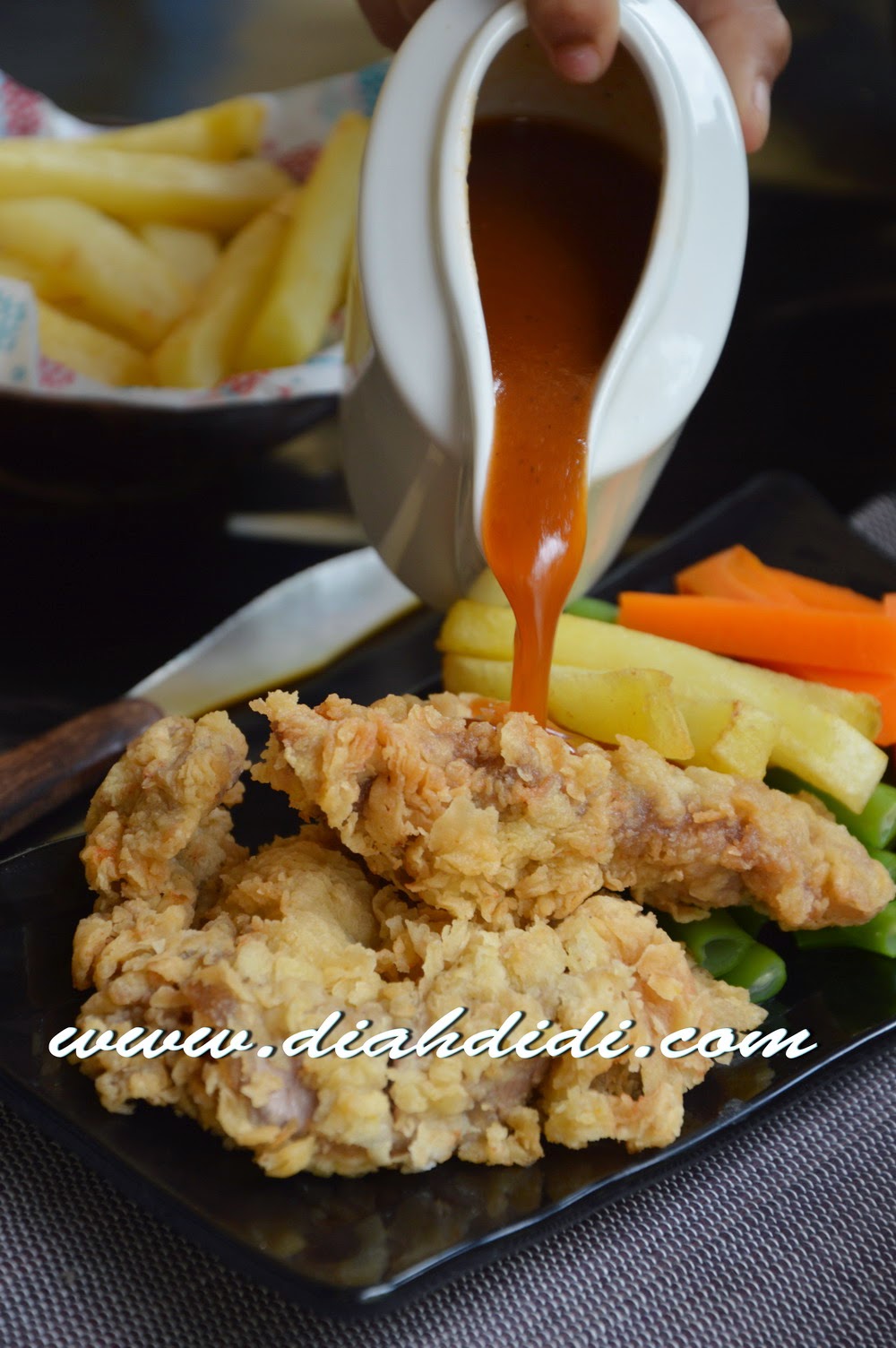 Diah Didi's Kitchen: Sirloin Crispy Steak