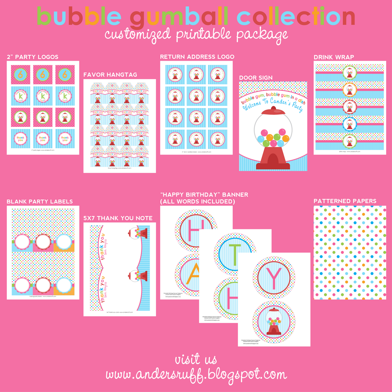 What Anders Ruff is up to..... (and new Bubble Gumball package ...