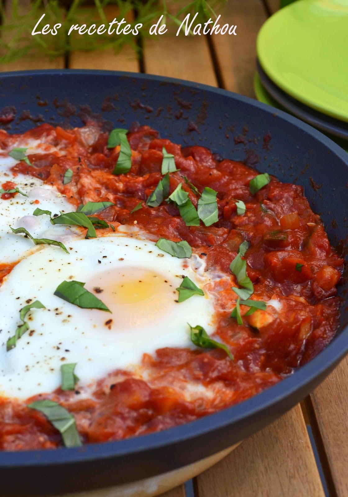 Ma cuisine au fil de mes idées...: Tchoutchouka aux oeufs