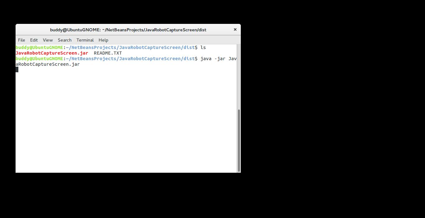 Java Buddy Capture Screen Using Java Awt Robot