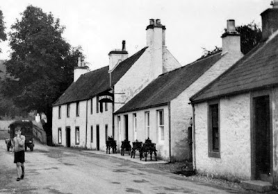Tour Scotland: Old Photograph High Street Moniaive Scotland