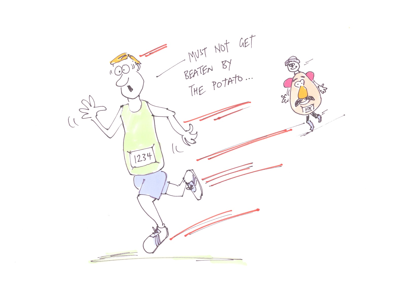 Running helps me help others: Andrew's blog: Mr Potato Head saves the ...