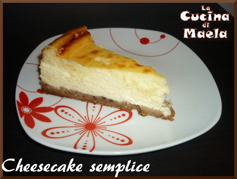 Cheesecake semplice