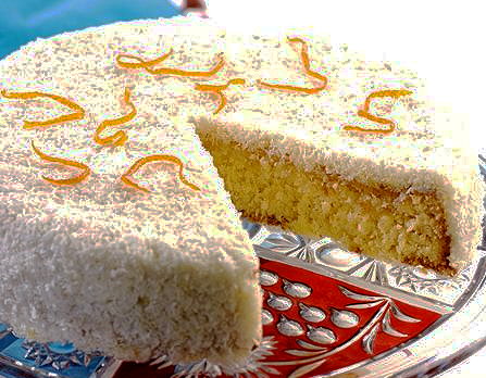 Gâteau à la noix de coco au citron