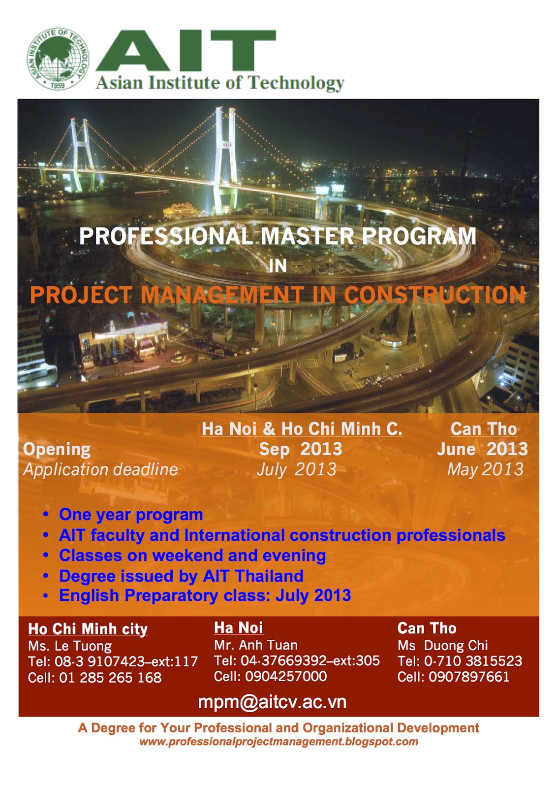 Professional Project Management Education: PROFESSIONAL MASTER PROGRAM ...
