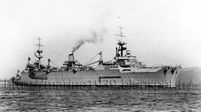 MARINE 1939: Le porte-hydravions Commandant Teste