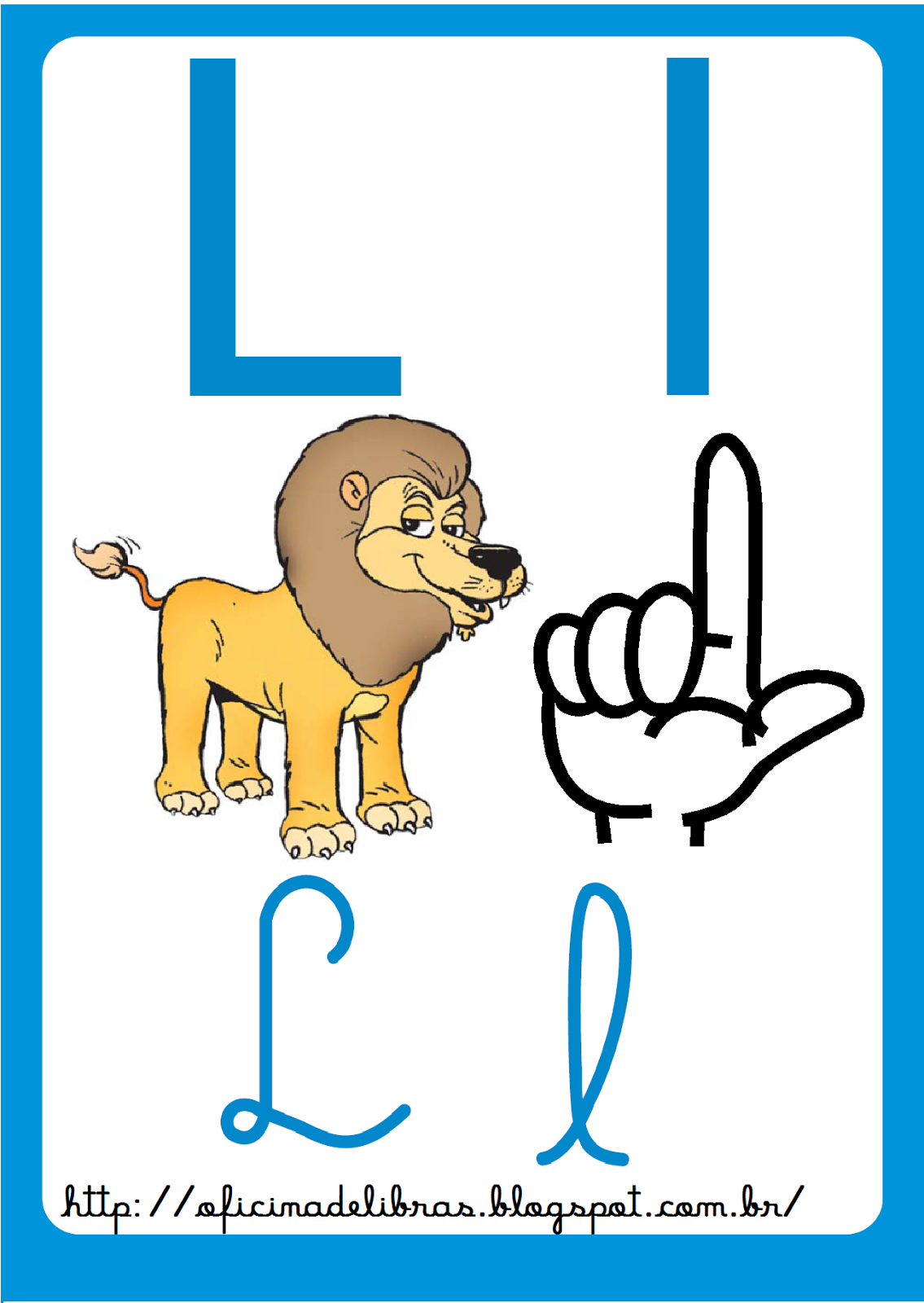 LIBRAS: UMA LÍNGUA QUE SE VÊ.: Varal das Letras em Libras