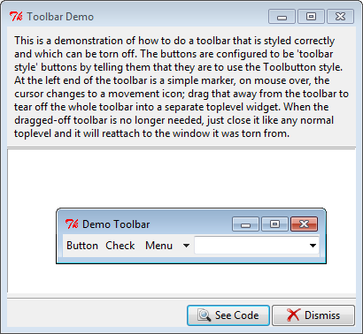 Py In My Eye: Tkinter Dockable Toolbar Demo