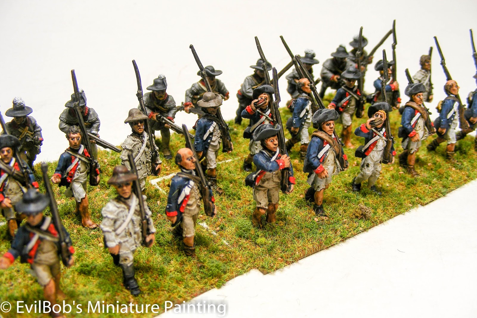 Evil Bob's Miniature Painting: 28mm AWI Commission