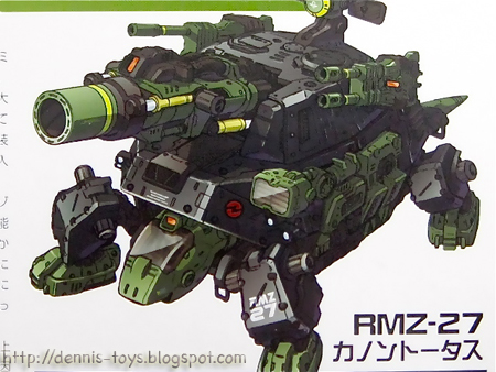 Dennis-Toys: HMM Zoids Cannon Tortoise