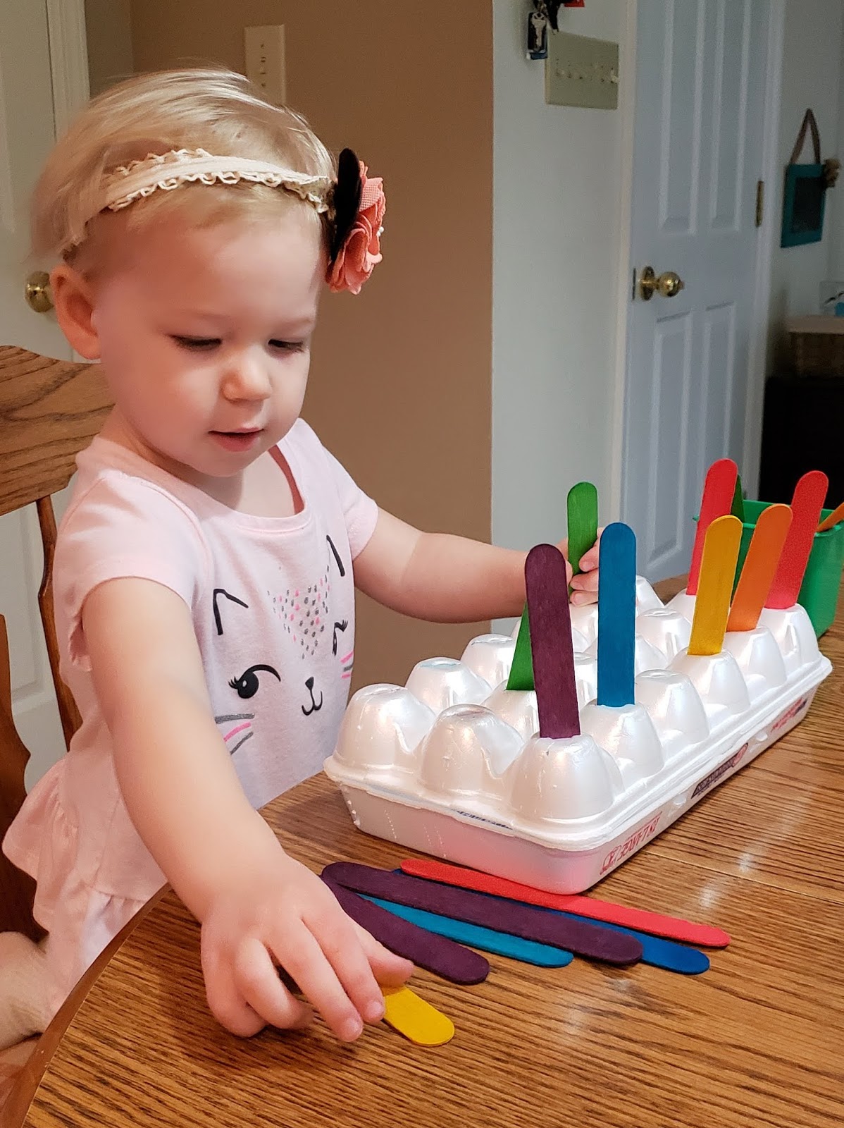 Mom's Tot School: Learning about Purple!