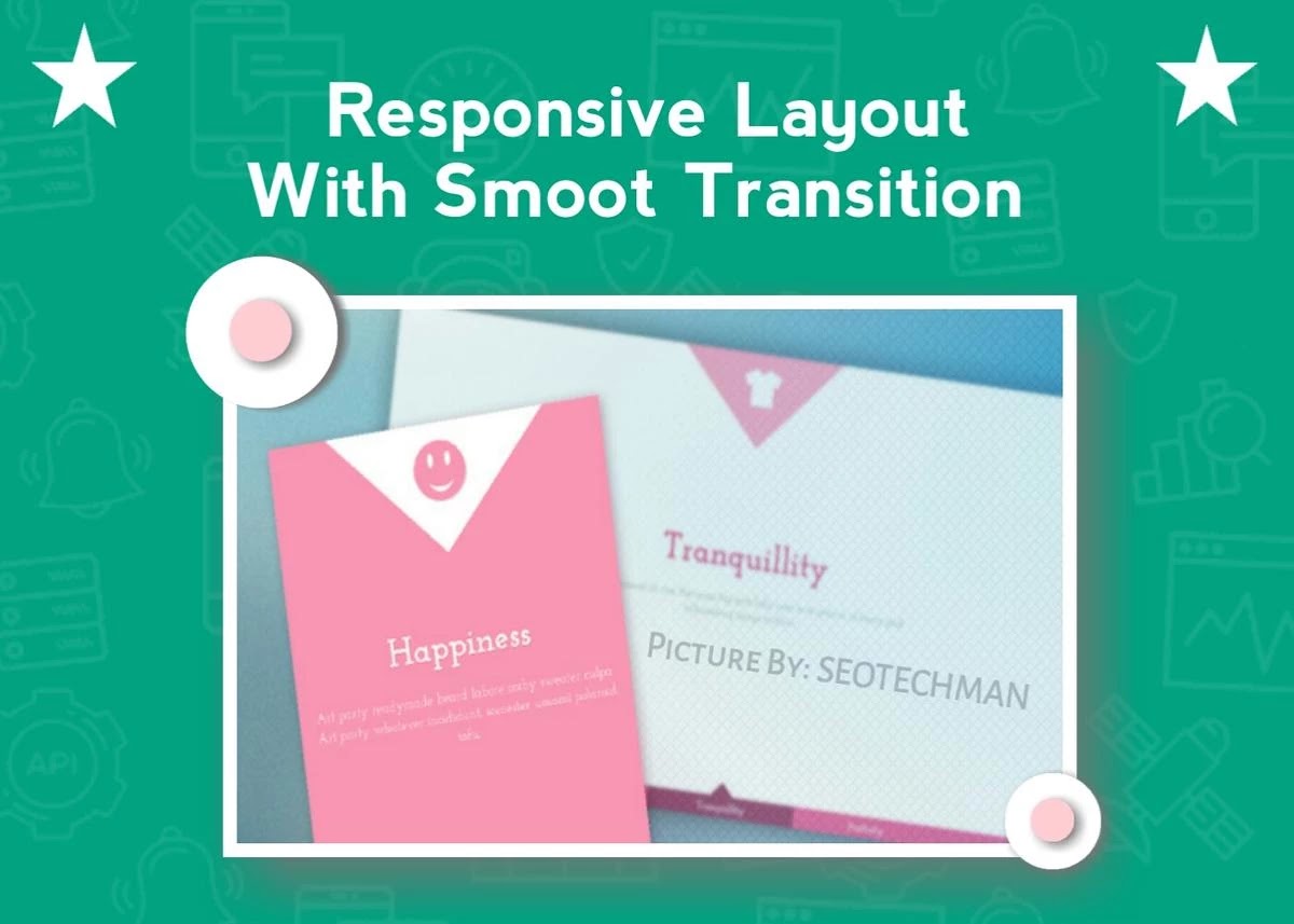 [Tutorial] Cara Membuat Responsive Layout dengan Efek Transition Pure Css - Seotechman
