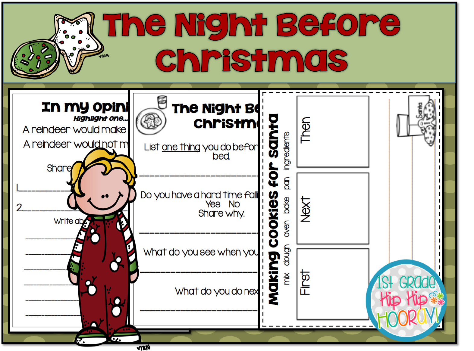 1st Grade Hip Hip Hooray!: The Night Before Christmas