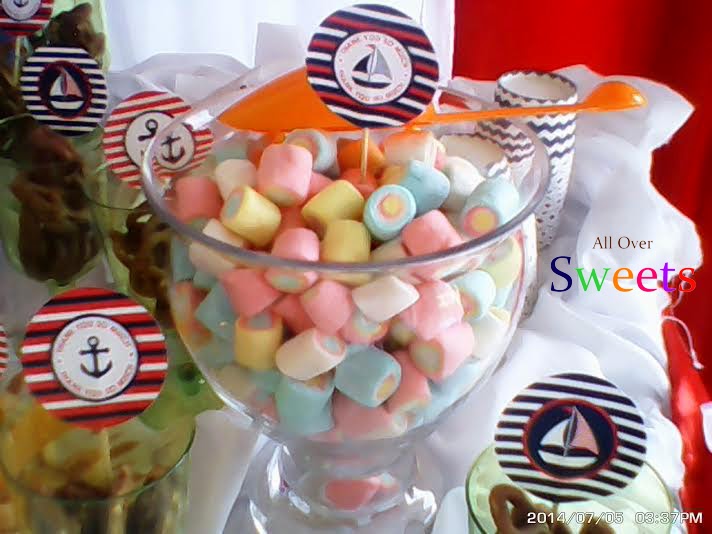 All Over Sweets: Nautical Theme Candy Buffet