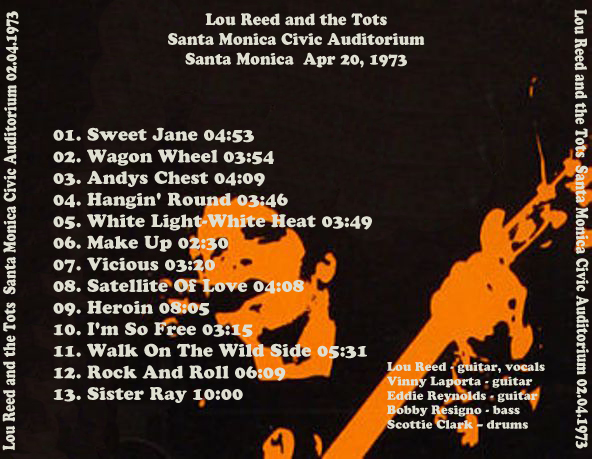 The Ultimate Lou Reed Bootleg Page