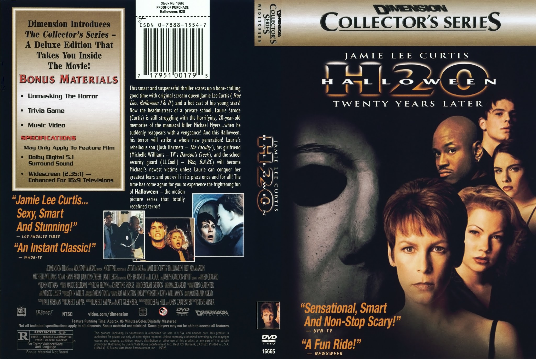 The Horrors of Halloween: HALLOWEEN H20: 20 YEARS LATER (1998) Ads, VHS ...