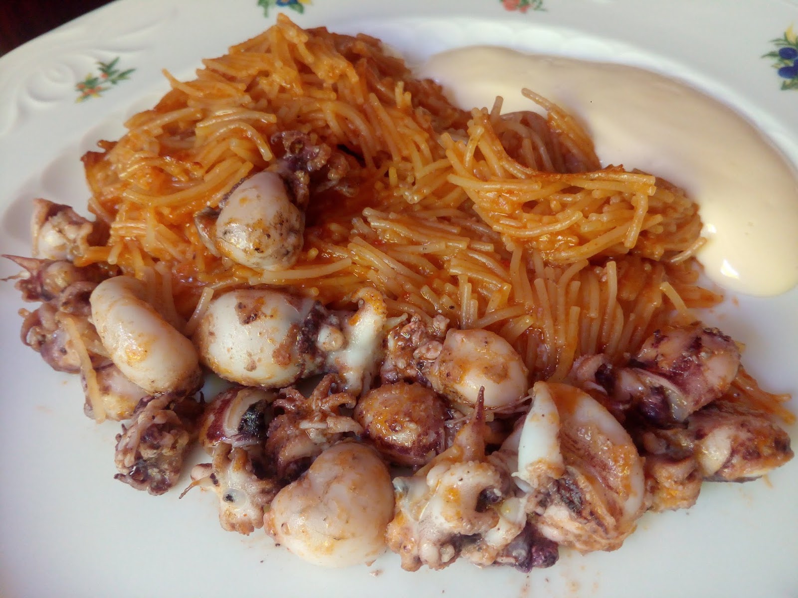 FIDEOS A BANDA CON CHOPITOS | Mi Cocina