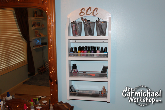 The Carmichael Workshop: How to Make a DIY Makeup Organizer!