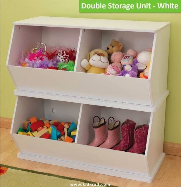 KidKraft Toys & Furniture: Double Storage Unit in White