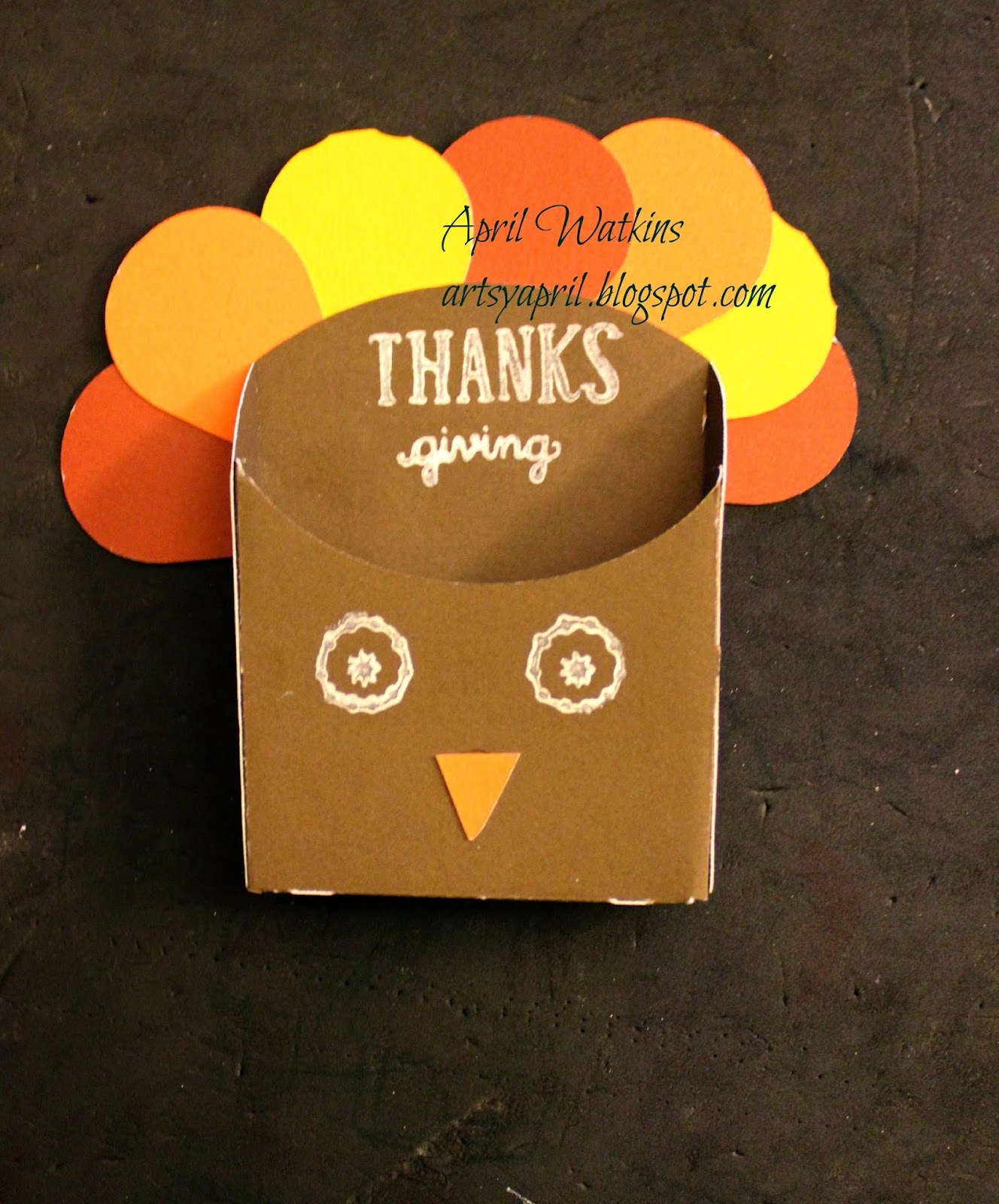 Artsy April: Thanksgiving Turkey Fry Box