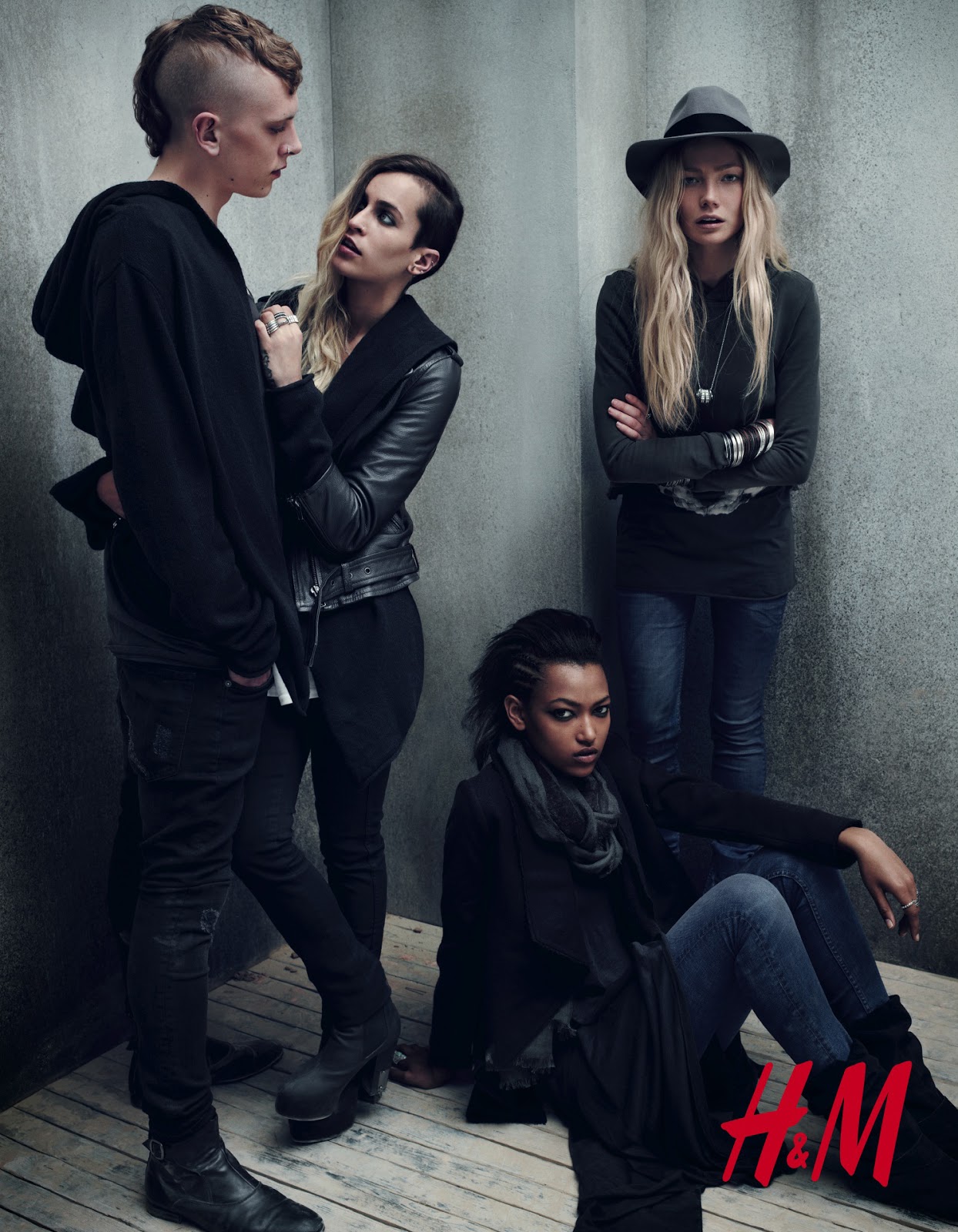 Trouble Management: New H&M Divided Grey Campaign by stylist Veronique ...