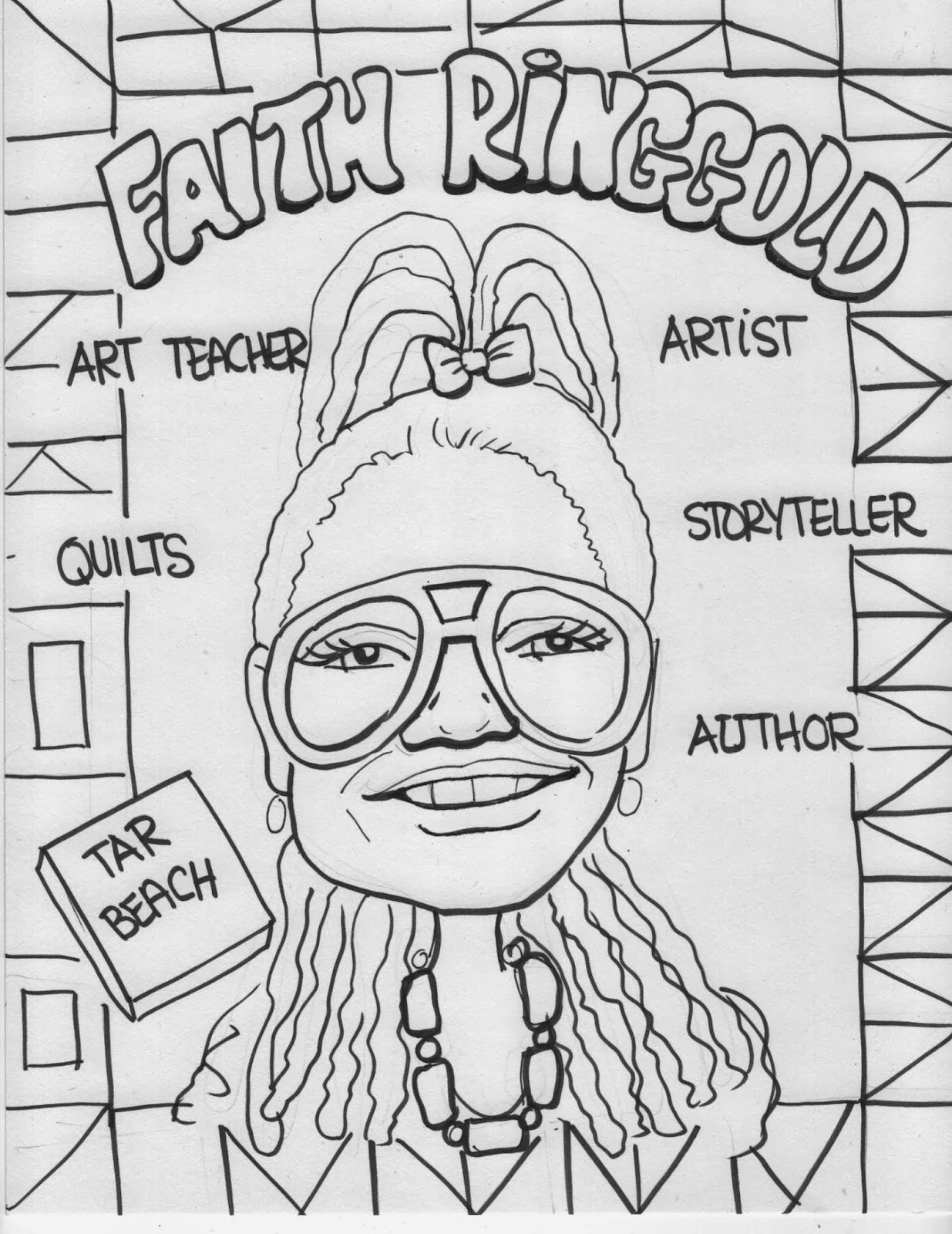 ARTIST COLORING SHEETS