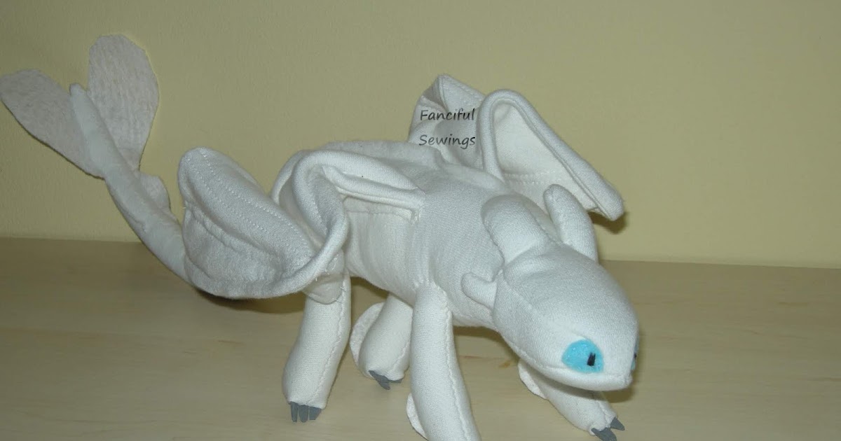 Light Fury, "How to Train Your Dragon: The Hidden World" - Fanciful Sewings