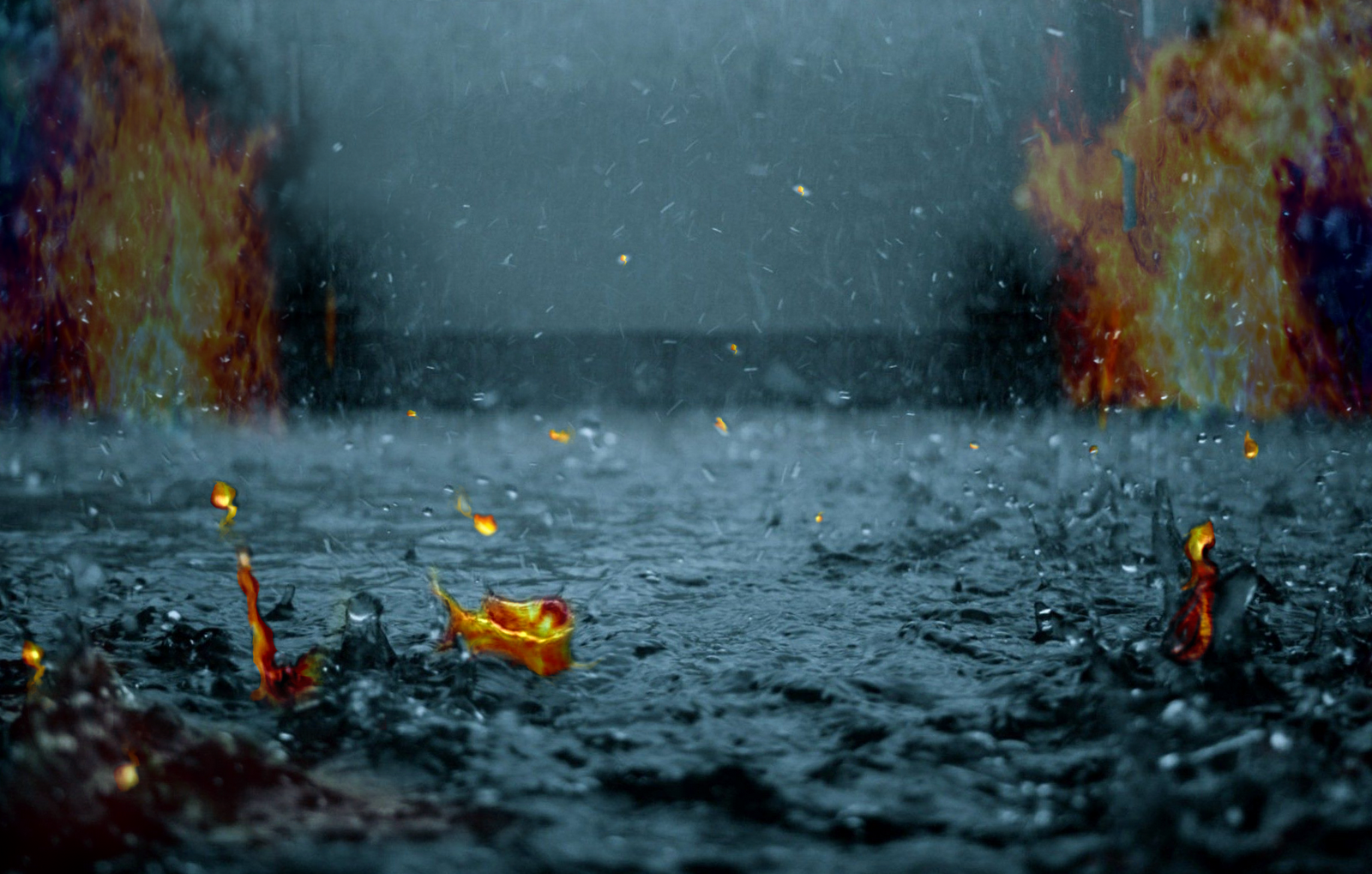 Set fire to the rain | Hujan