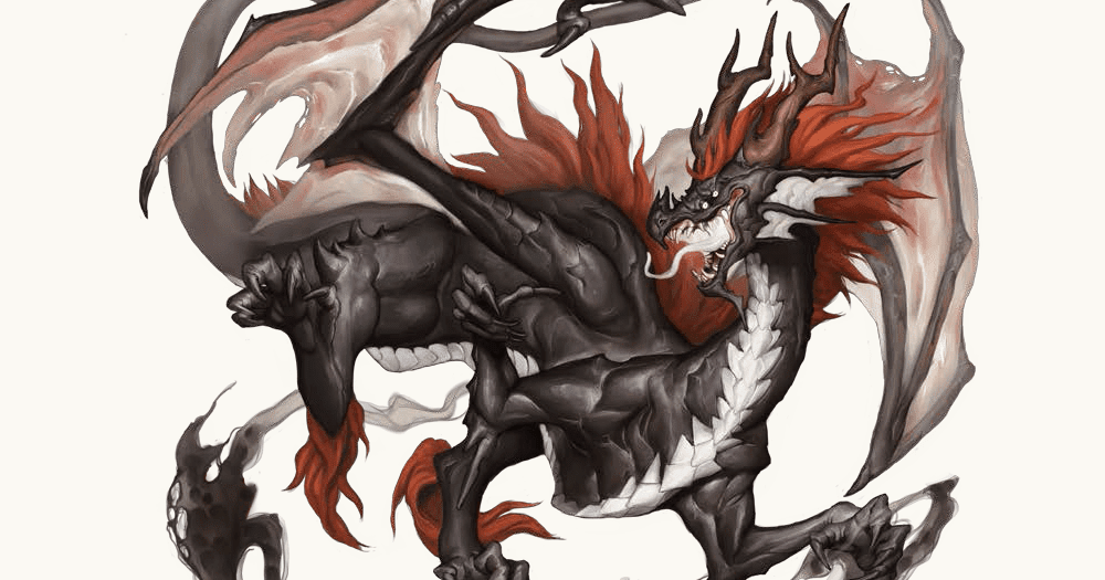 The Daily Bestiary: Nightmare Dragon