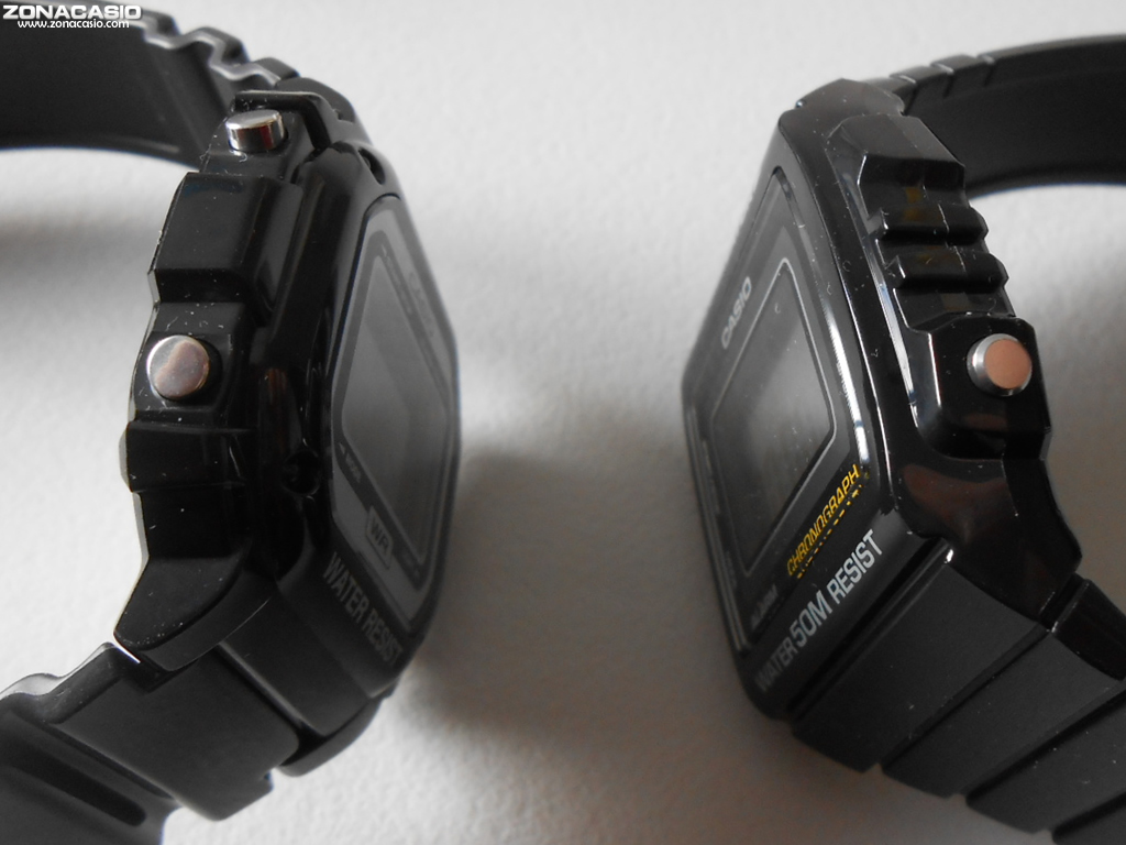 Zona Casio: Comparativa: Casio W-215 vs F-108