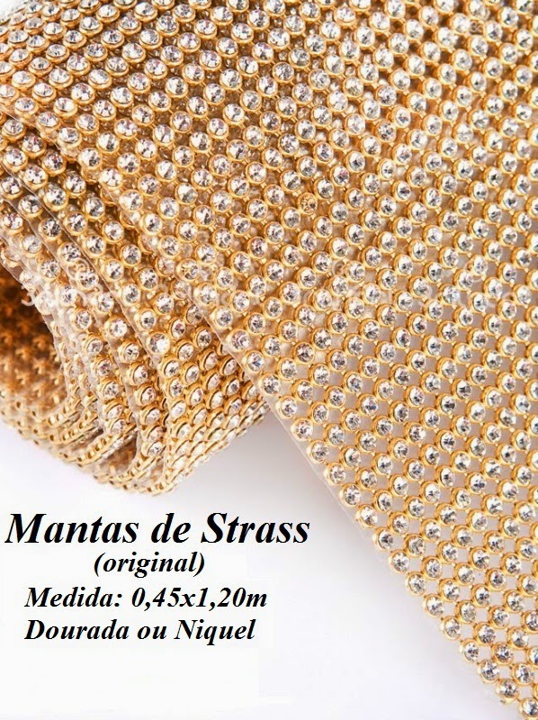 Rei do Strass...: Manta de Strass 0,45x1,20 - Tipo A+A