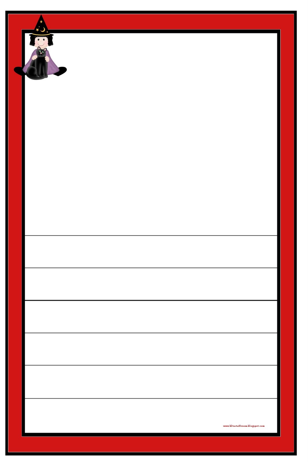 Debbie's Resource Cupboard: Halloween writing frames