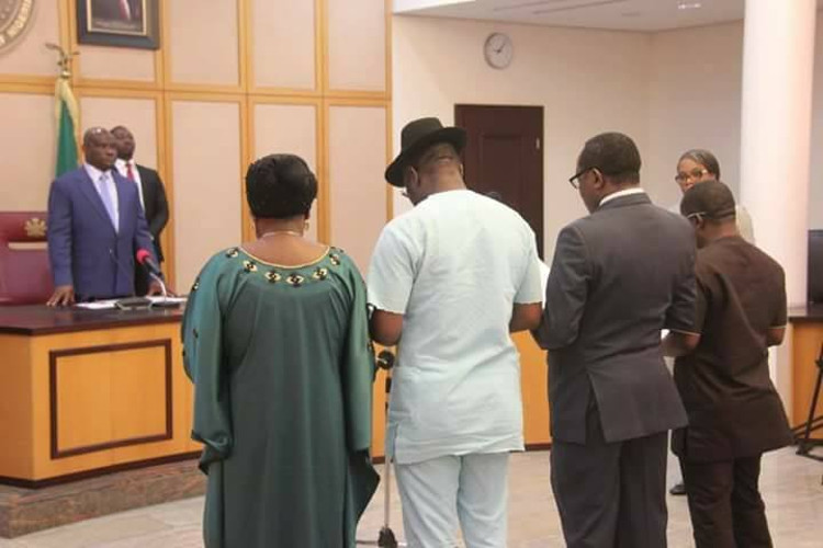 Governor Wike Swears-in Four New Commissioners