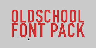 Oldschool Font pack [ for Photoshop ] - Sedia tips