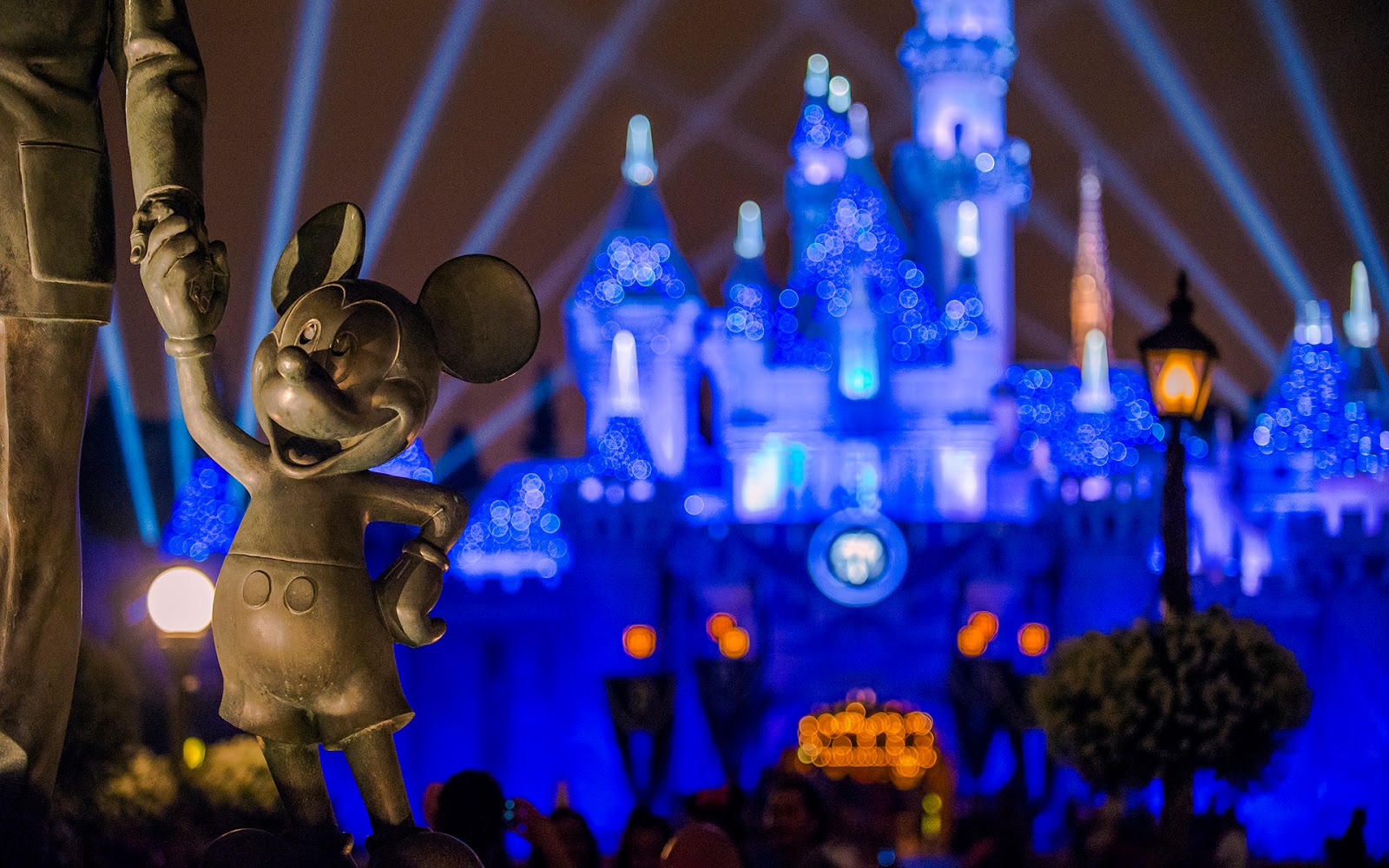 Mickey and the Castle Bokeh