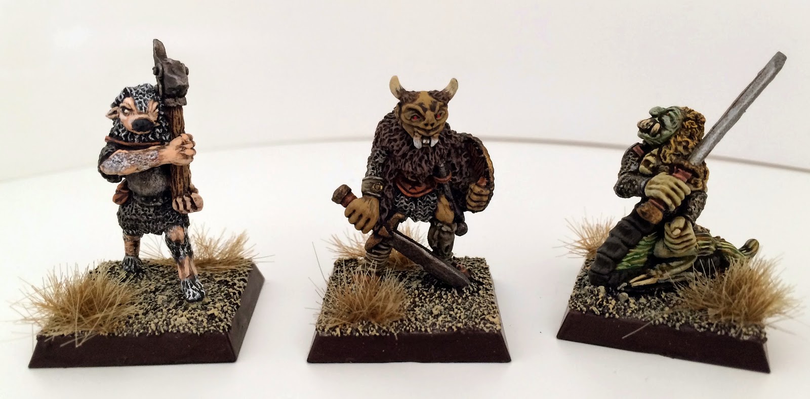 Rogue Heresy: C27 And C38 Chaos Beastmen Painting Continues