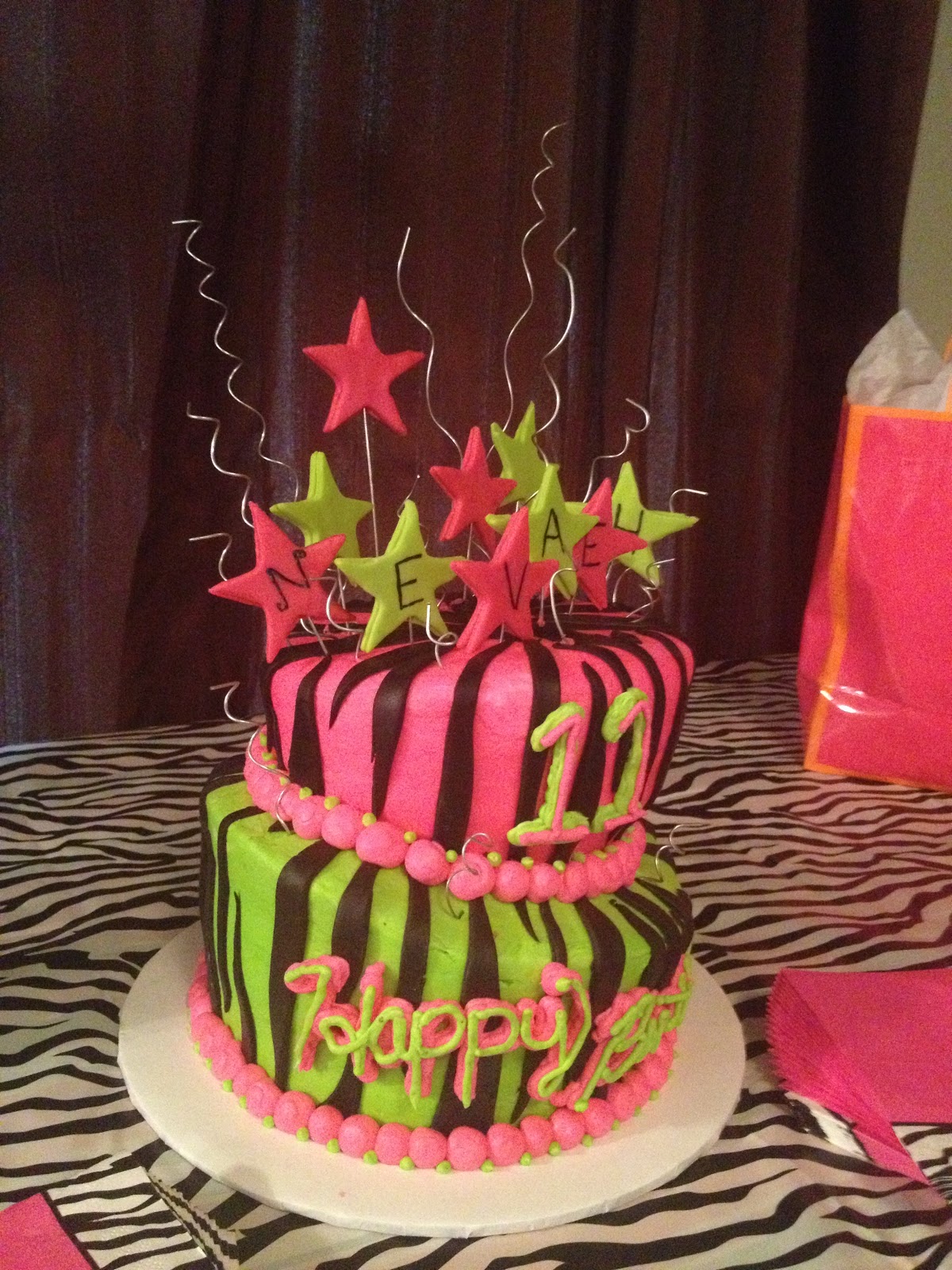 CakeCreated: Nevaeh's 11th Birthday Cake