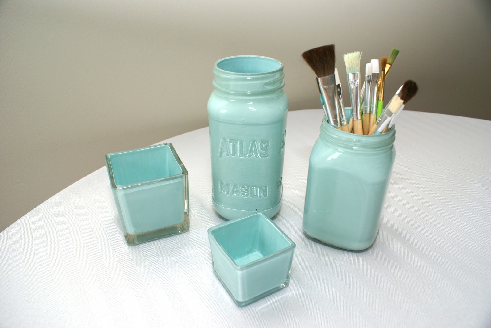 The Cozy Condo: Decorating Cans with Scrapbooking Embellishments