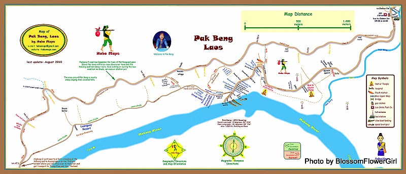 Thailand And Laos Journey: MAPS
