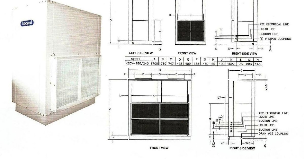 MaximaxSystems.com: KOPPEL VERTICAL SPLIT DUCTED AIR CONS - FLOOR MOUNTED