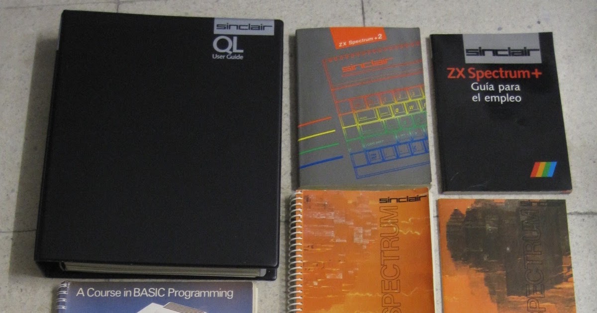 ZX eltargui: Los Manuales de Sinclair