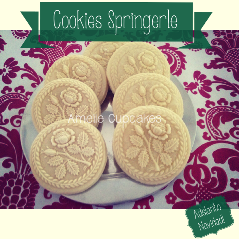 cupcakes amelie rosario: Galletas Springerle