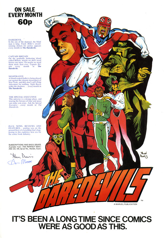 Marvel Comics of the 1980s: 1983 - The Daredevils (Marvel UK)