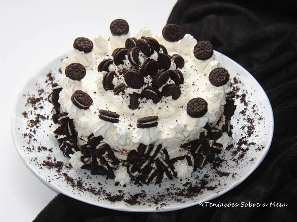 Tentações sobre a Mesa: Bolo de Bolacha Oreo