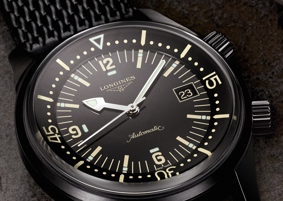 Longines - Legend Diver Black | Time and Watches | The watch blog