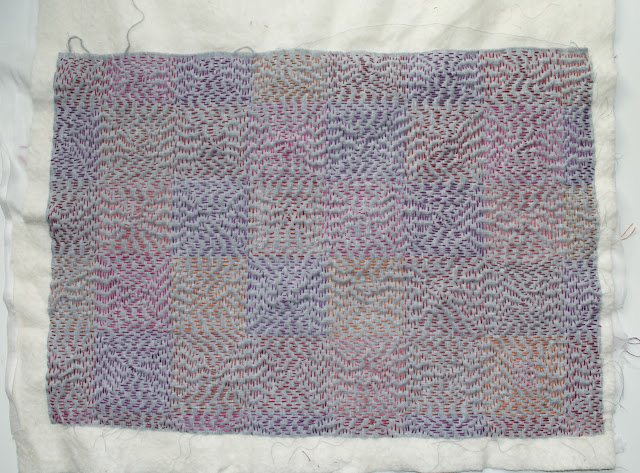 Let's begin sewing...: A million tiny stitches....