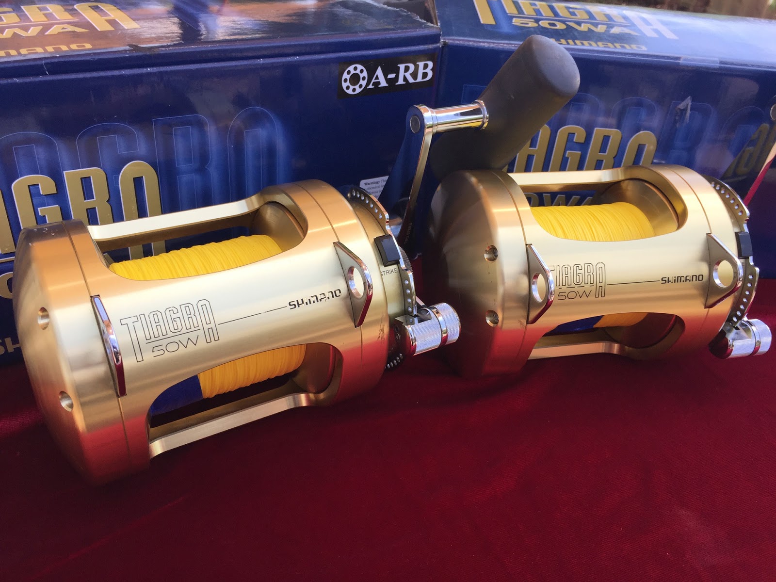 Shimano Tiagra 50W (2) with Melton Rods MINT | Bloodydecks