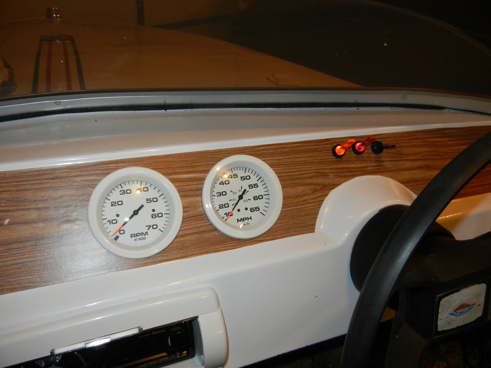 1976 Bicentennial Edition Glastron GT-150: April 12th, 2012 - Dash ...