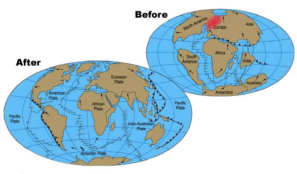 Cataclysmic Continental Shift