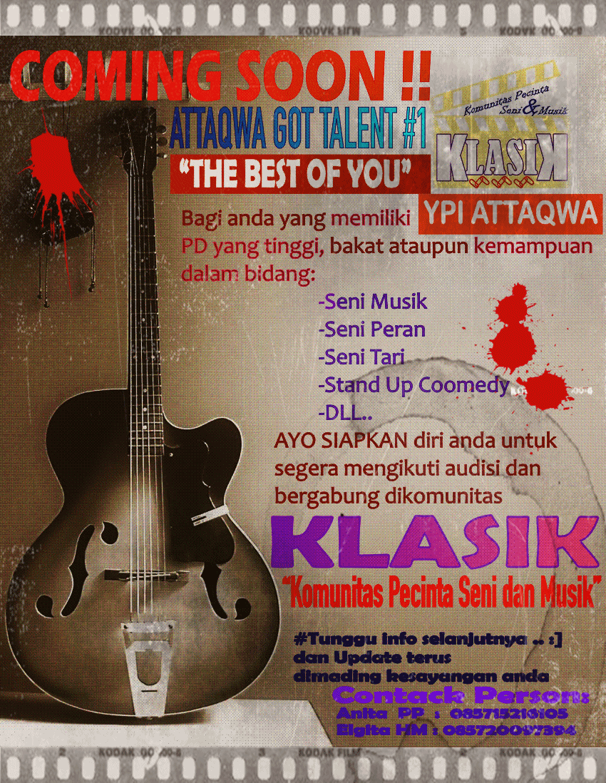 CONTOH PAMPLET AUDISI MUSIK DISEKOLAH